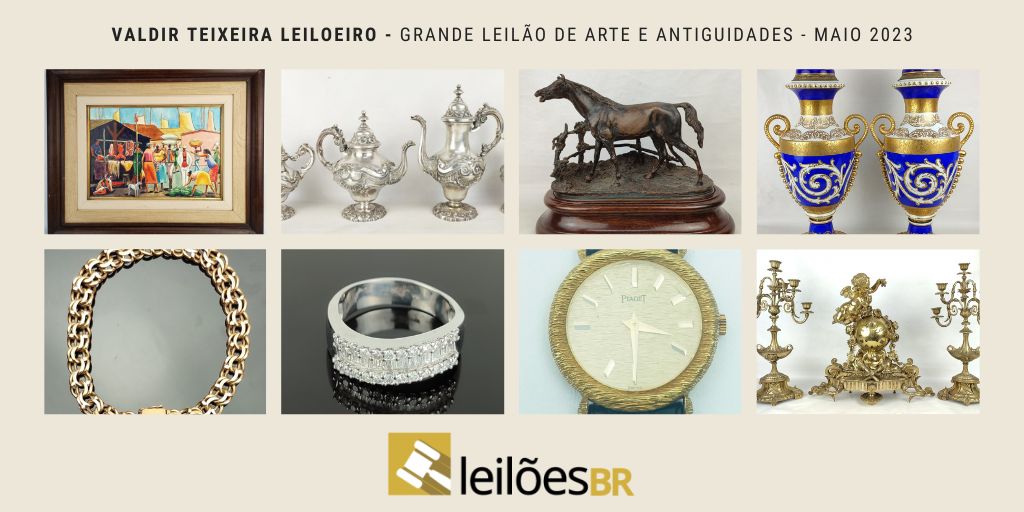 Valdir Teixeira Leiloeiro - Grande Leilão de Arte e Antiguidades - Maio ...